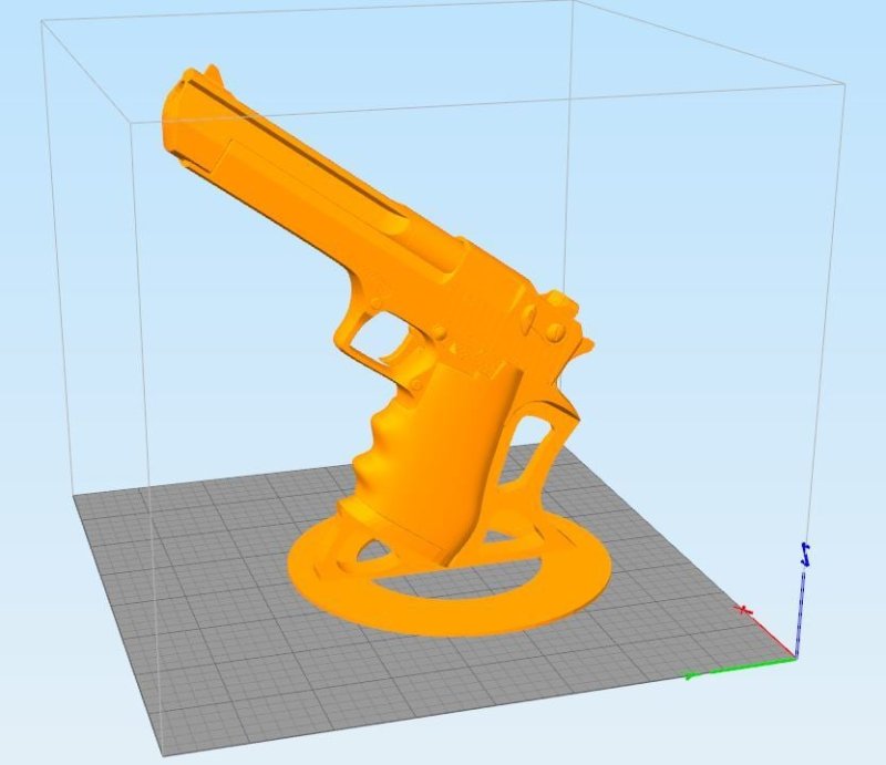 Deagle (Desert Eagle .50AE) 3D Printer Model Download Free STL File ...