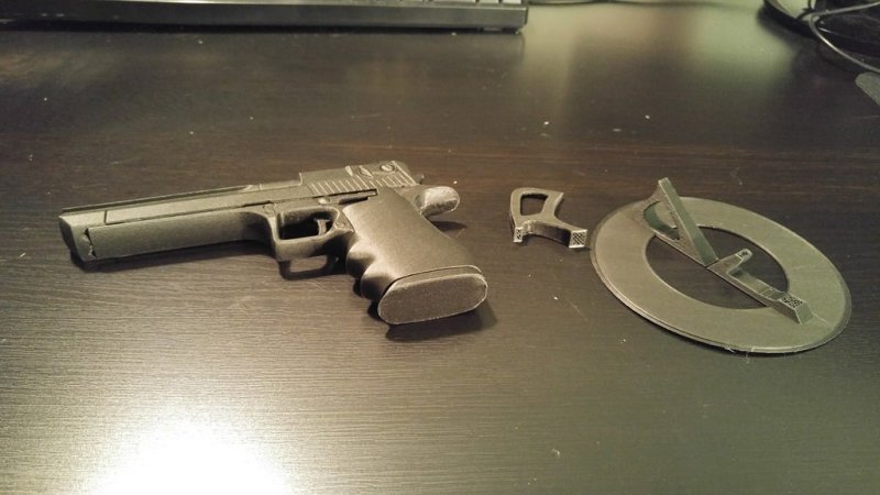 Deagle (Desert Eagle .50AE) 3D Printer Model Download Free STL File ...