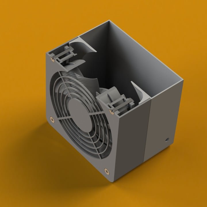 Fan For Soldering Work (120mm Fan) 3D Printer Model Download Free STL ...