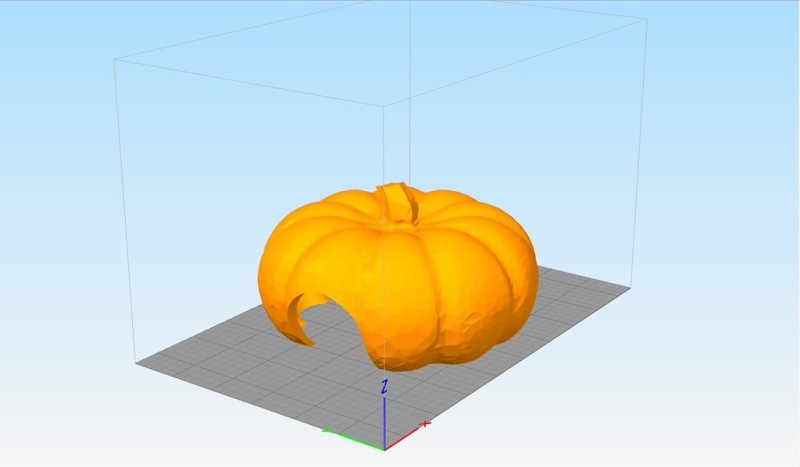 Snake Hide Pumpkin 3D Printer Model Download Free STL File - 3axis.co