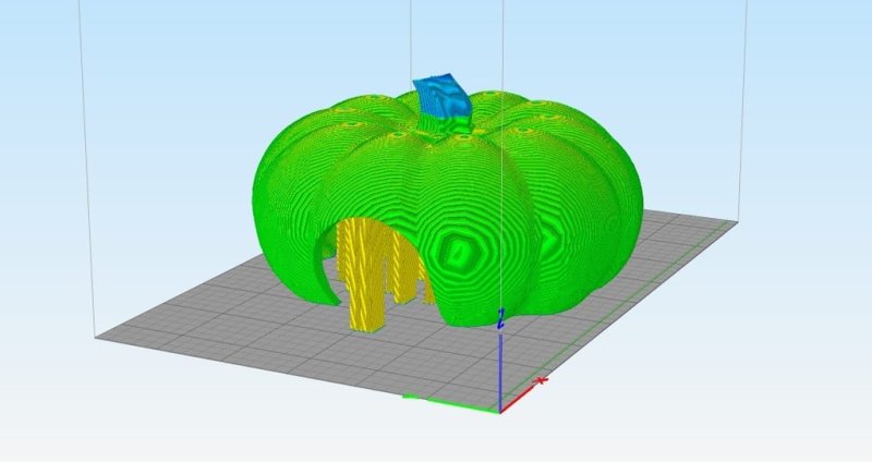 Snake Hide Pumpkin 3D Printer Model Download Free STL File - 3axis.co