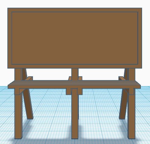 HO Scale Wooden Billboards 8ft 12ft 3D Printer Model Download Free STL ...