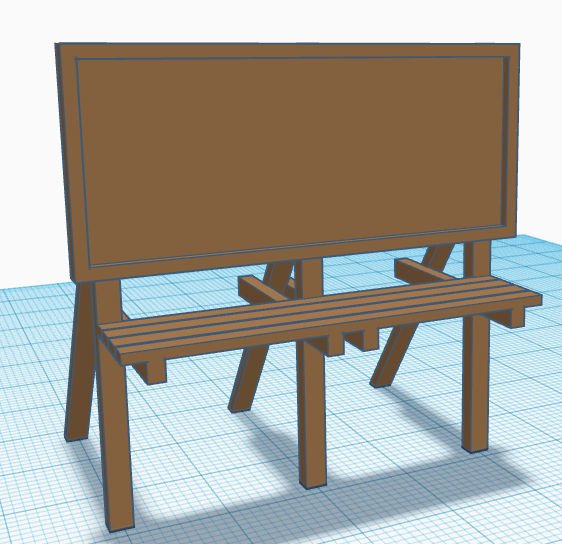 HO Scale Wooden Billboards 8ft 12ft 3D Printer Model Download Free STL ...
