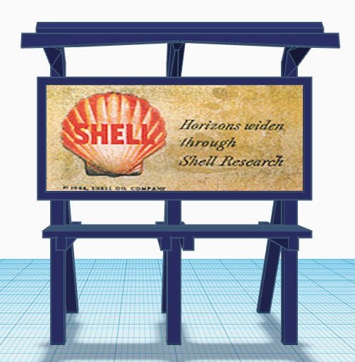 HO Scale Wooden Billboards 8ft 12ft 3D Printer Model Download Free STL ...