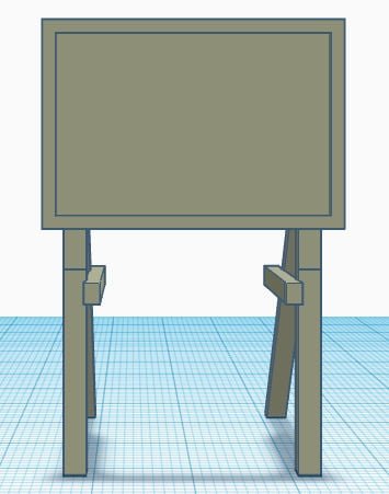 HO Scale Wooden Billboards 8ft 12ft 3D Printer Model Download Free STL ...