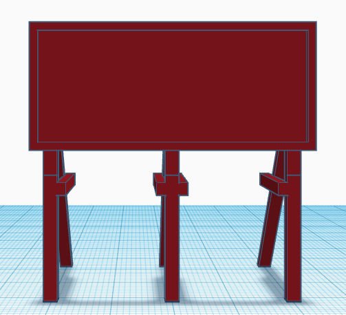 HO Scale Wooden Billboards 8ft 12ft 3D Printer Model Download Free STL ...