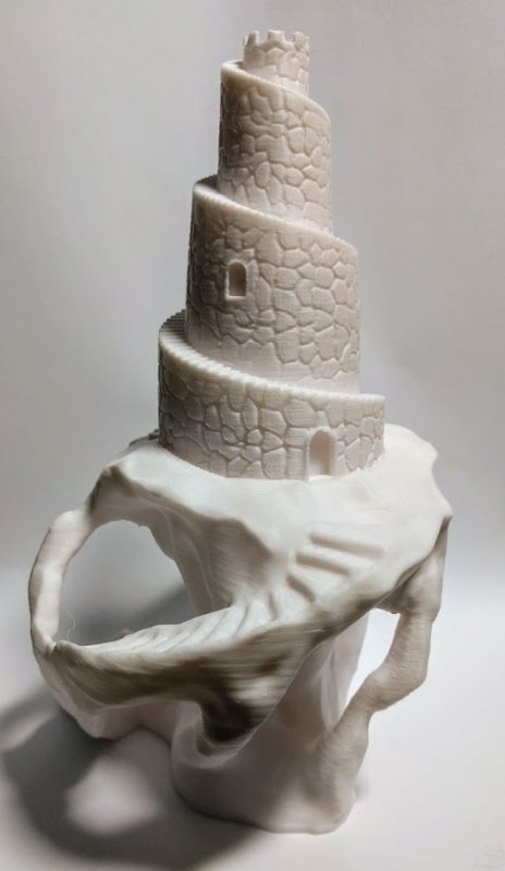 Twisted Tower 3D Printer Model Download Free STL File - 3axis.co