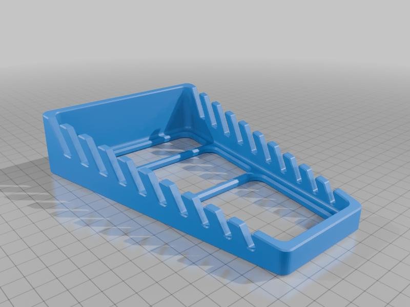 Craftsman 10pc Raised Panel Wrench Organizer – Metric And SAE 3D ...