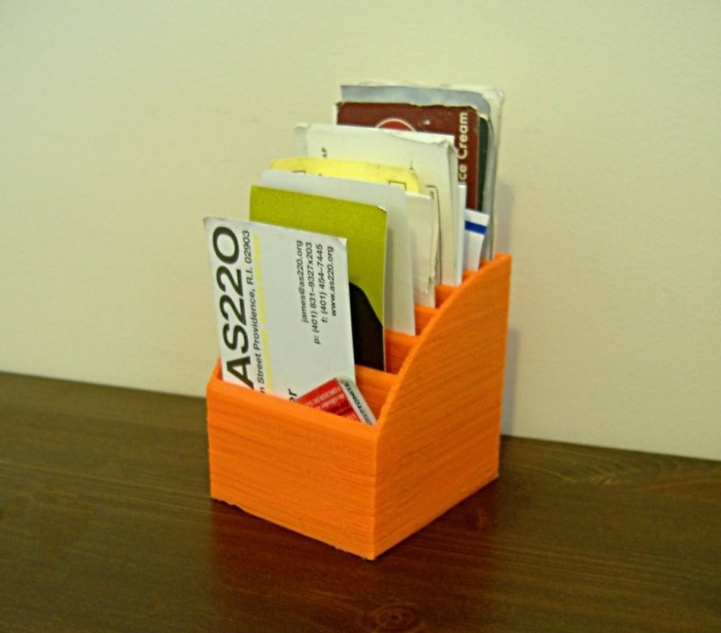 Business Card Organizer 3D Printer Model Download Free STL File - 3axis.co