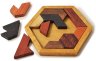 Laser Cut Wooden Hexagon Puzzle Game For Kids Educational Gift Free ...