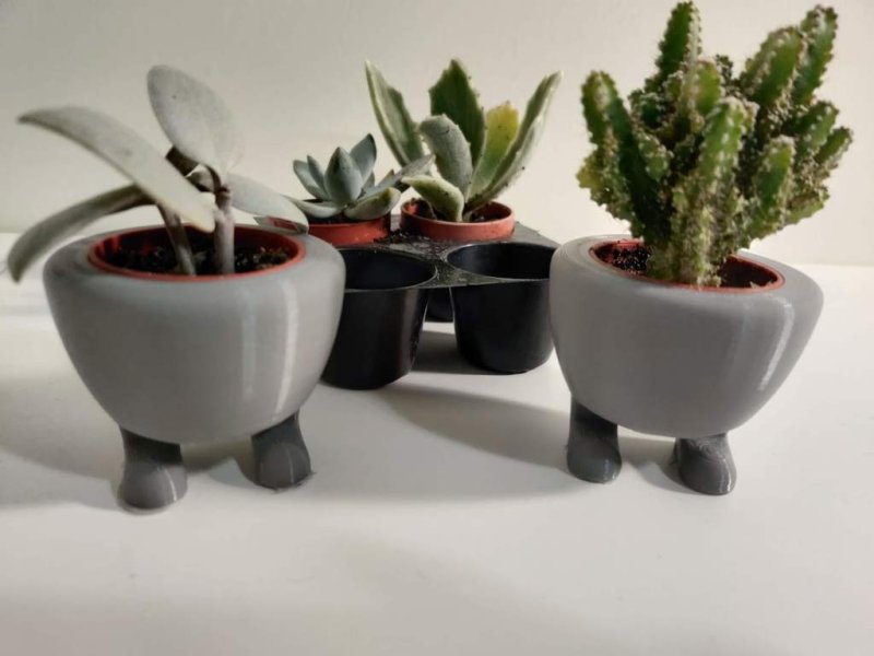 Walk Potted Plants 3D Printer Model Download Free STL File - 3axis.co