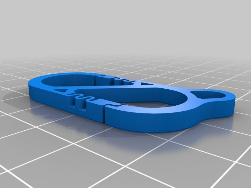 Mini S-Carabiner, Strong Clip 3D Printer Model Download Free STL File ...
