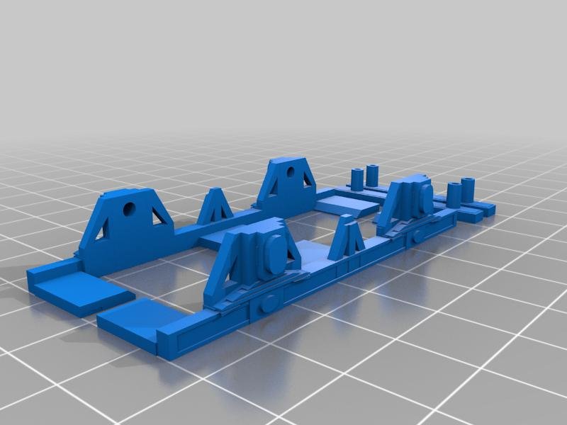 Ho/oo Scale Wagon Chassis 3D Printer Model Download Free STL File ...