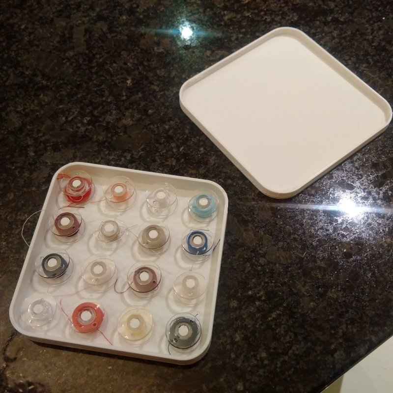 Sewing Machine Bobbin Box 3D Printer Model Download Free STL File ...