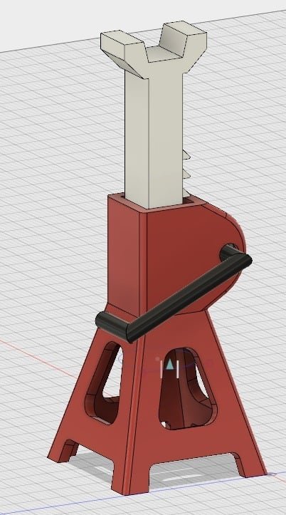 Functioning 1/10 Scale RC Jack Stand 3D Printer Model Download Free STL ...
