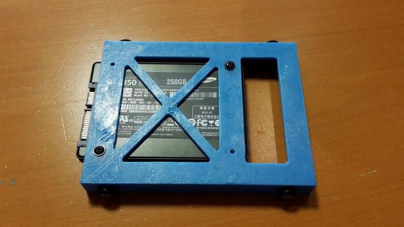 2.5 SSD To 3.5 HDD Caddy Adaptor 3D Printer Model Download Free STL ...