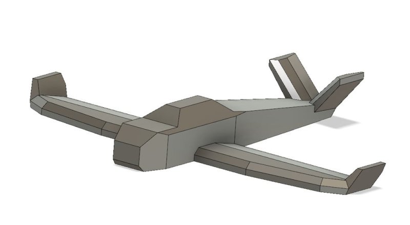 Micro Airplane Toy 3D Printer Model Download Free STL File - 3axis.co