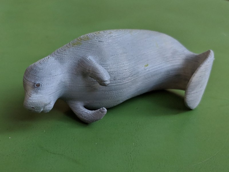 Molly The Manatee 3D Printer Model Download Free STL File - 3axis.co