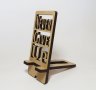 Laser Cut Mobile Stand MDF 6mm DXF File Free Download - 3axis.co