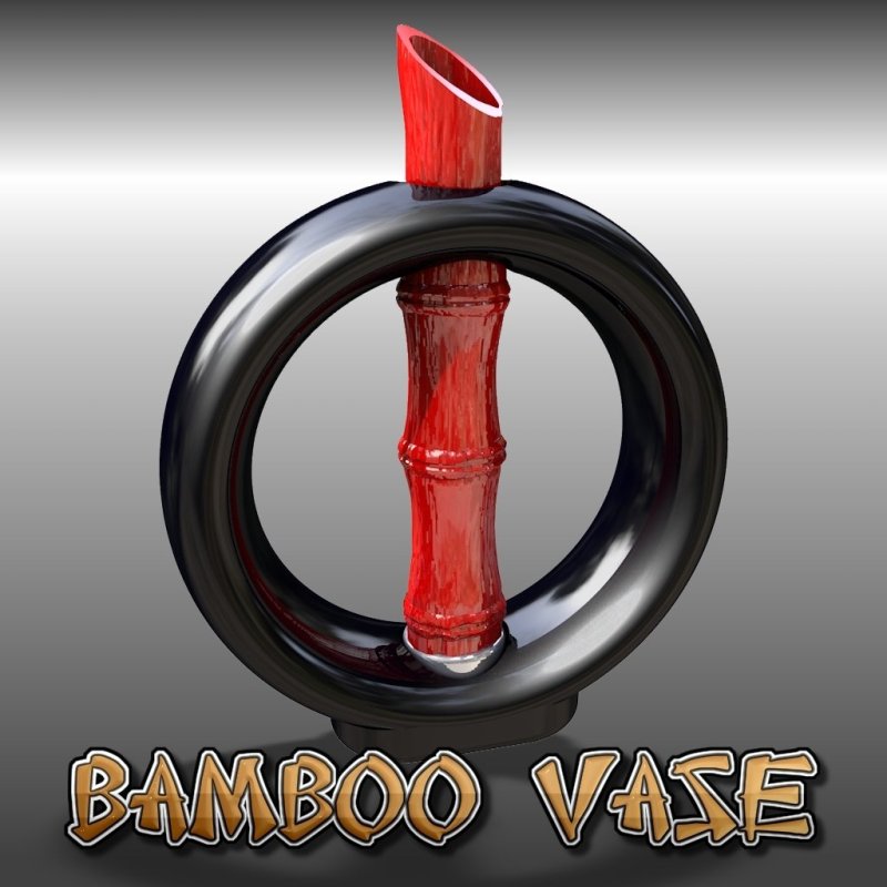 Bamboo Zen Vase 3D Printer Model Download Free STL File - 3axis.co