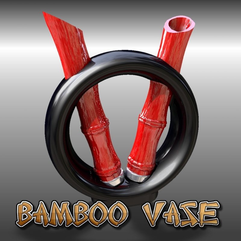 Bamboo Zen Vase 3D Printer Model Download Free STL File - 3axis.co