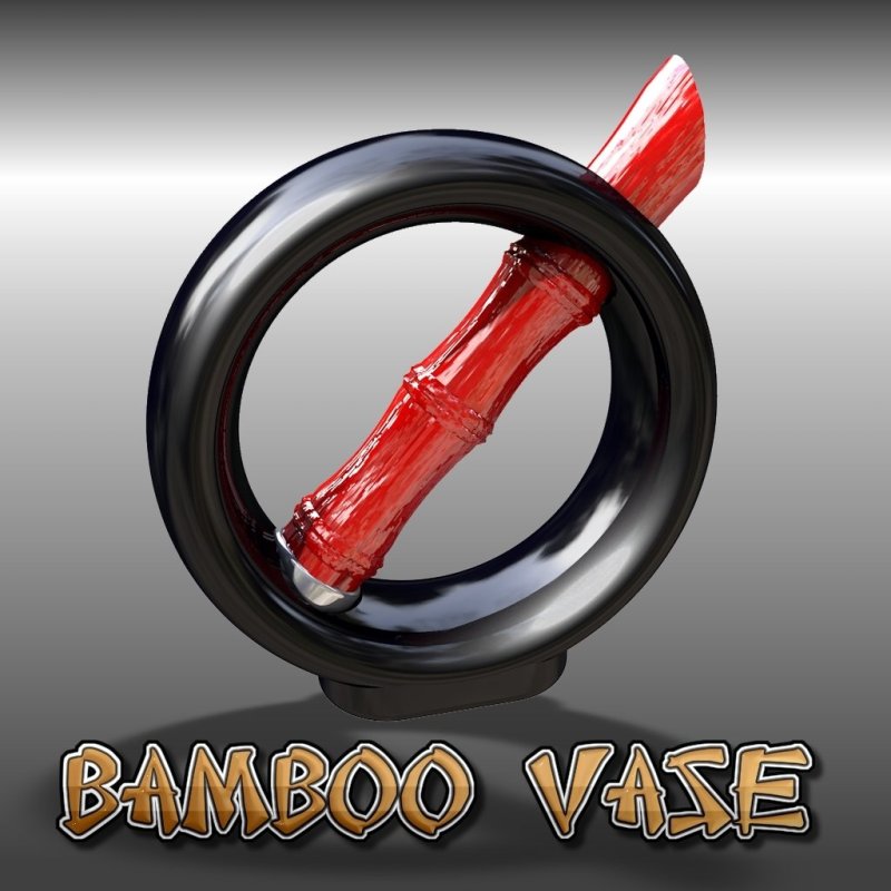 Bamboo Zen Vase 3D Printer Model Download Free STL File - 3axis.co