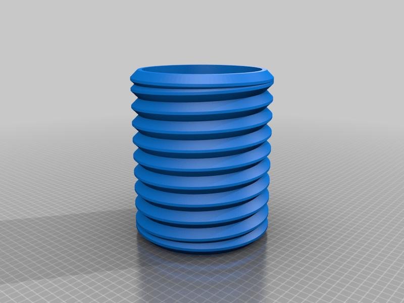 Screw Pot Planter 3D Printer Model Download Free STL File - 3axis.co