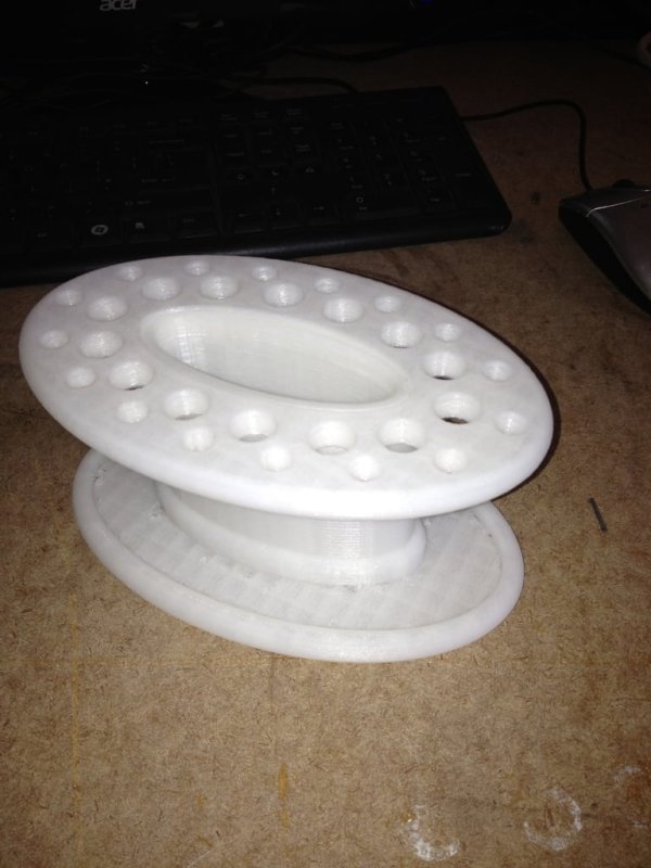 Model Paint Brush Holder 3D Printer Model Download Free STL File - 3axis.co