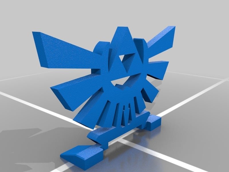 Legend Of Zelda Stading Hyrule’s Crest 3D Printer Model Download Free ...
