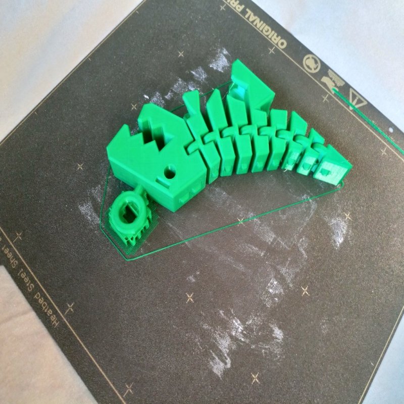 Flexi Rex As Key Chain 3D Printer Model Download Free STL File - 3axis.co