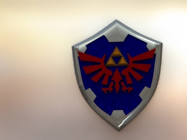 Hylian Shield. Zelda 3D Printer Model Download Free STL File - 3axis.co
