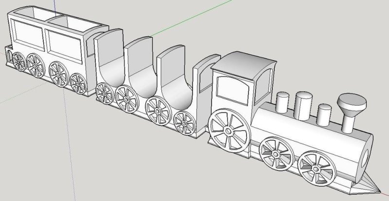 Taco Train 3D Printer Model Download Free STL File - 3axis.co