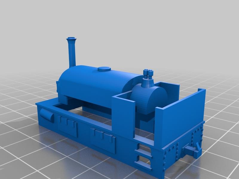 009 / OO9 Hunslet (updated) 3D Printer Model Download Free STL File ...