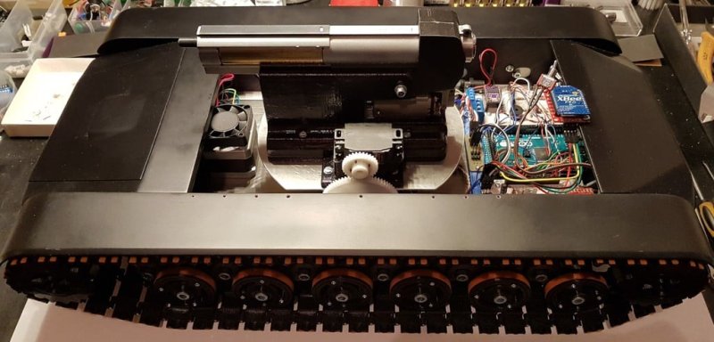 Tank RC. Turret 3D Printer Model Download Free STL File - 3axis.co