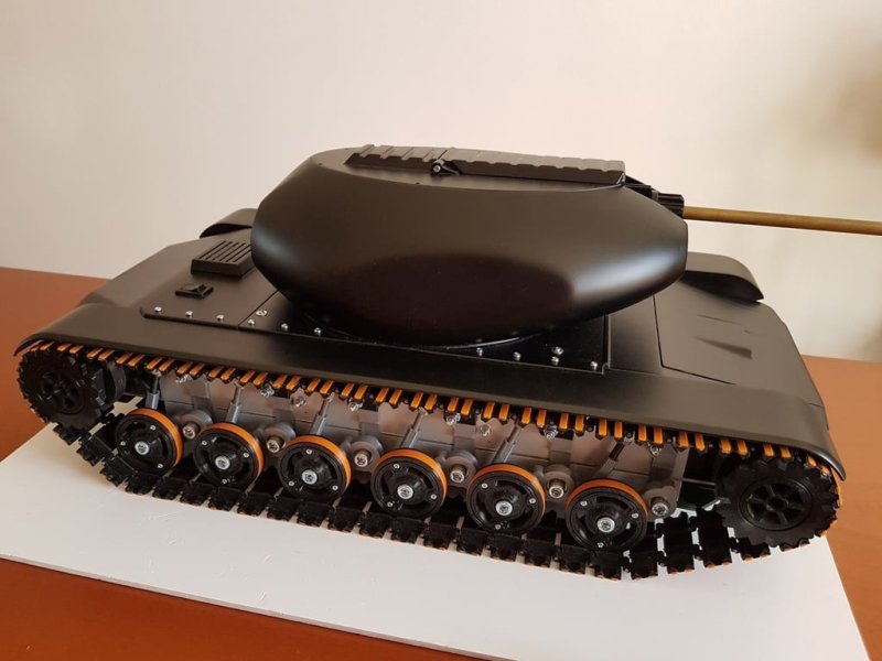 Tank RC. Turret 3D Printer Model Download Free STL File - 3axis.co