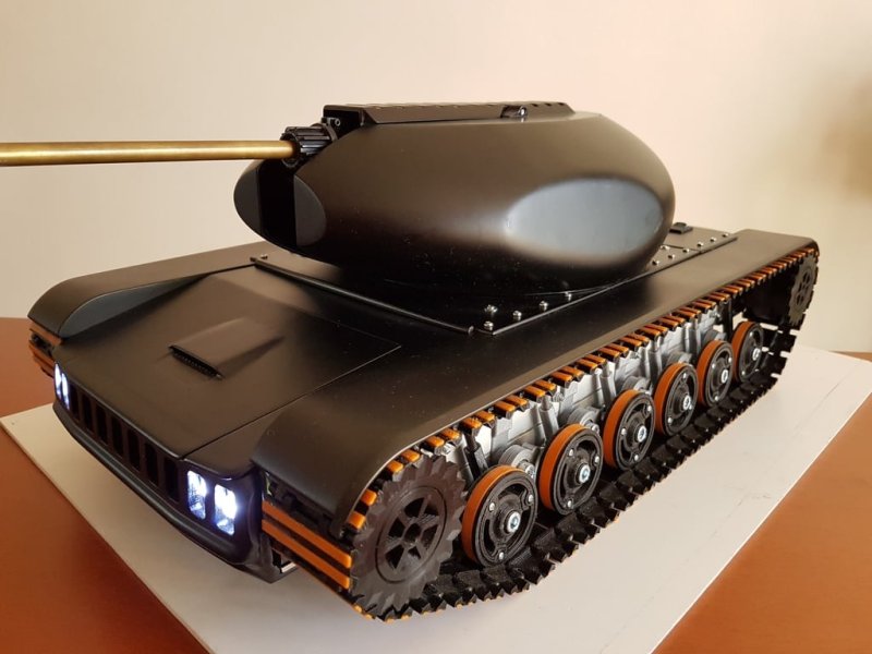 Tank RC. Turret 3D Printer Model Download Free STL File - 3axis.co