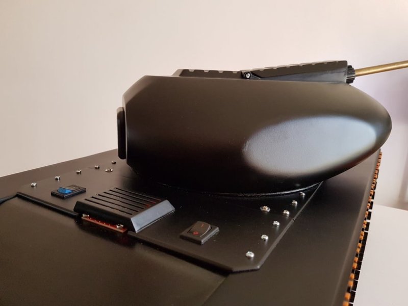 Tank RC. Turret 3D Printer Model Download Free STL File - 3axis.co