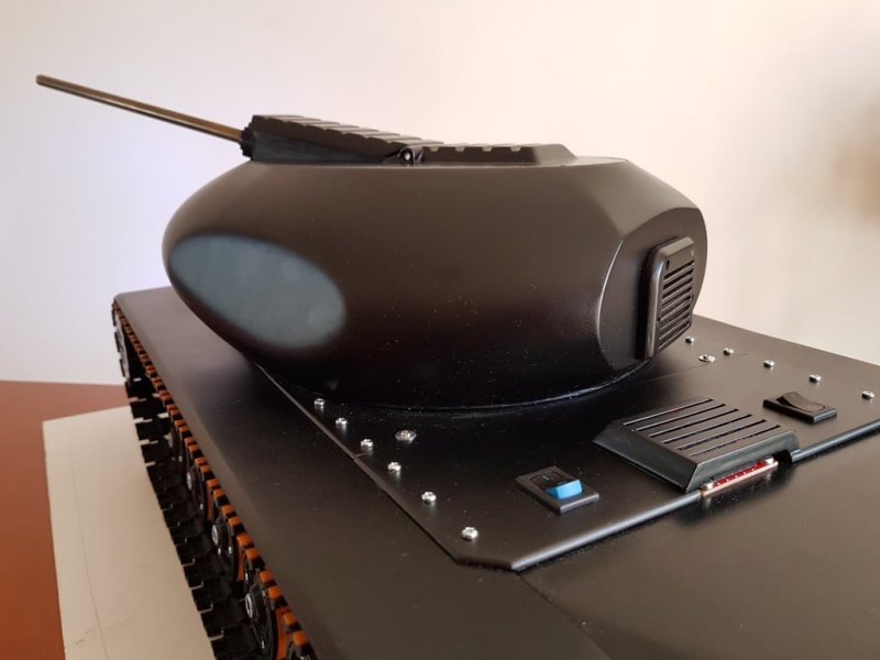 Tank RC. Turret 3D Printer Model Download Free STL File - 3axis.co