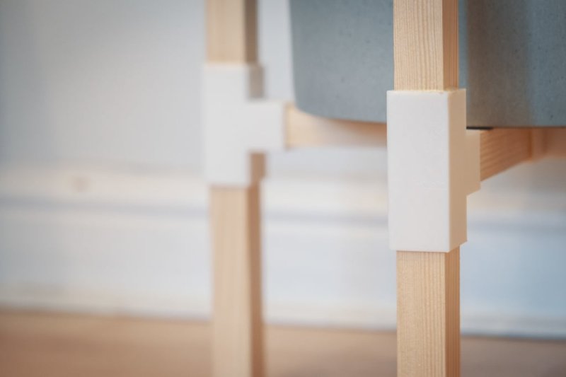 Indoor Plant Pot Stand 3D Printer Model Download Free STL File - 3axis.co