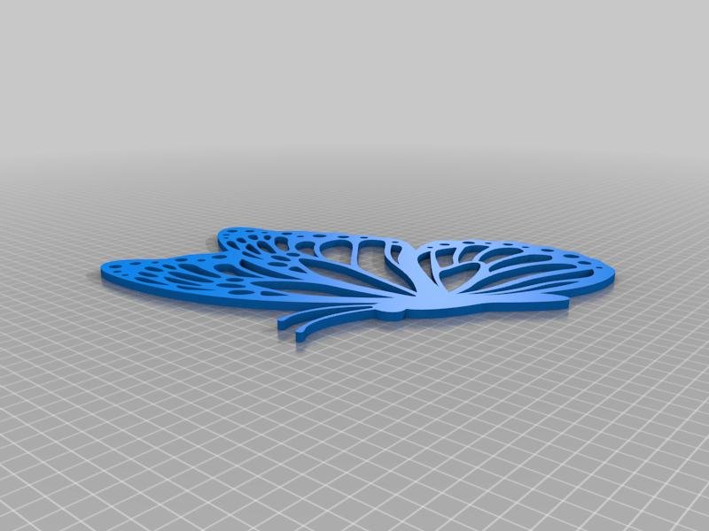 Butterfly 3D Printer Model Download Free STL File - 3axis.co