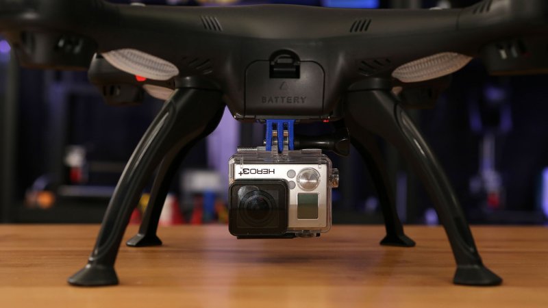 Syma X8C GoPro Mount 3D Printer Model Download Free STL File - 3axis.co