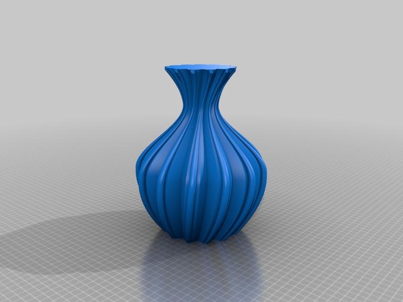 Goth Belly Vase 3D Printer Model Download Free STL File - 3axis.co