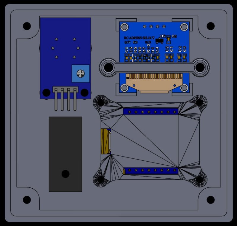 Air Quality Monitor Case Arduino Esp8266 Websockets Thingspeak 3d 2987