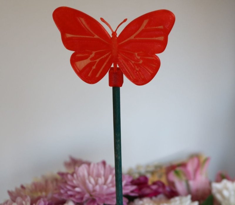 Butterfly Plant Support Topper 3D Printer Model Download Free STL File ...