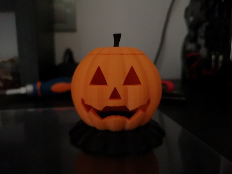HalloWeen Pumpkin 3D Printer Model Download Free STL File - 3axis.co
