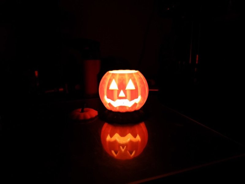 HalloWeen Pumpkin 3D Printer Model Download Free STL File - 3axis.co