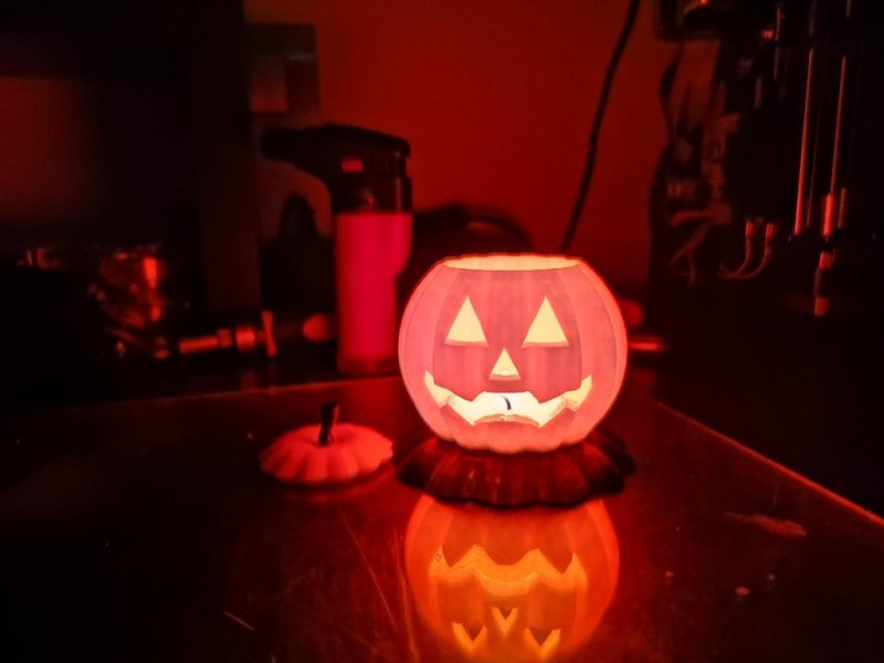 HalloWeen Pumpkin 3D Printer Model Download Free STL File - 3axis.co