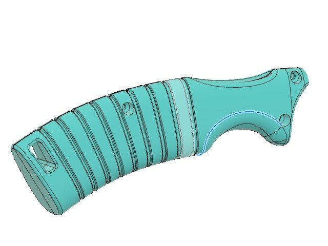 Ergonomic Hacksaw Handle W/3mm Screws 3D Printer Model Download Free ...