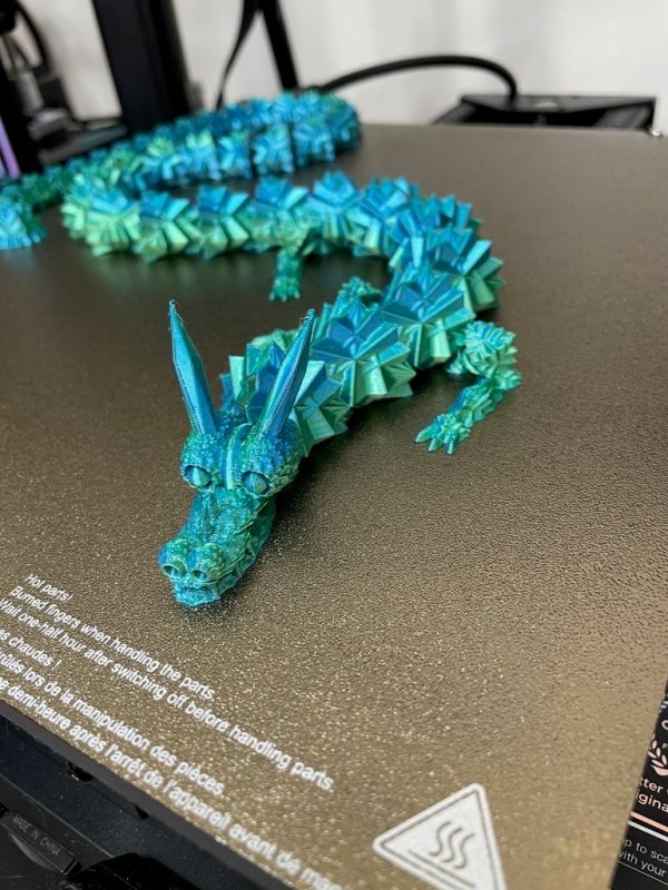 Exquisite Dragon 3D Printer Model Download Free STL File - 3axis.co