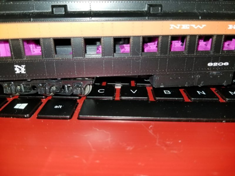 Interior For Athearn Heavyweight Pullman HO Scale 3D Printer Model ...